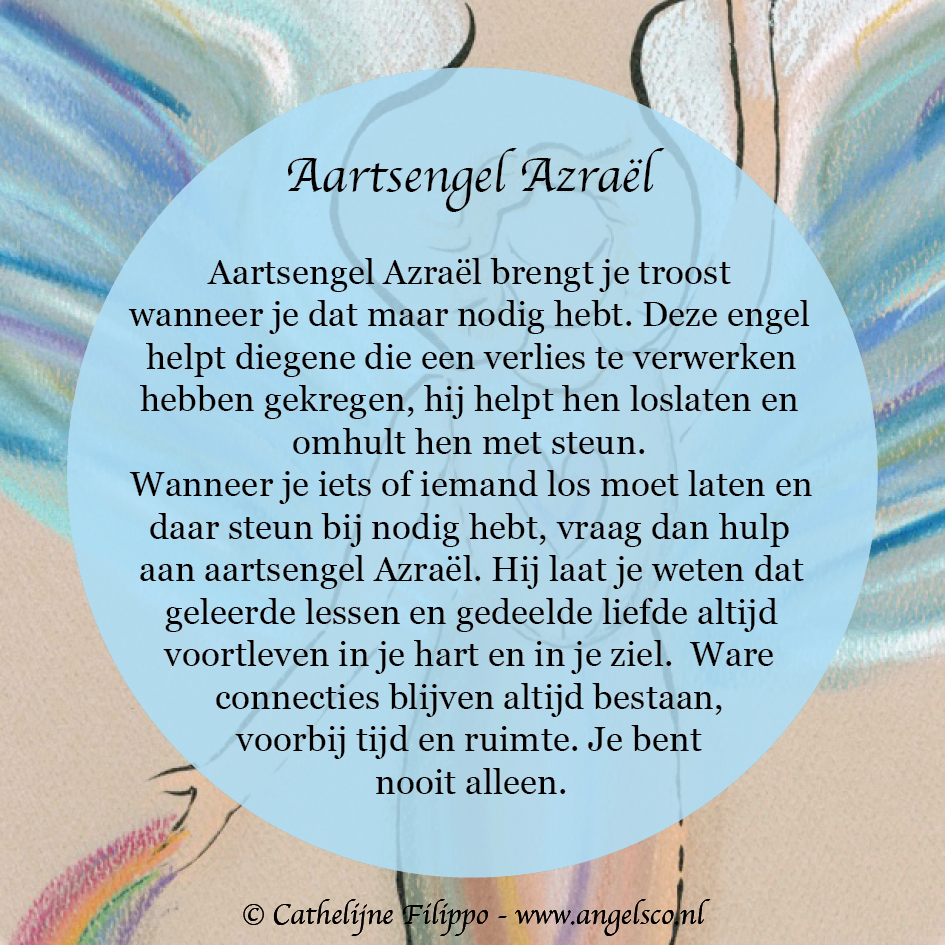 Aartsengel Azraël: de troostengel | Angel Light Heart Blog